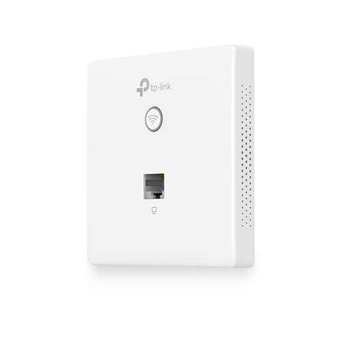 TP-Link EAP115-Wall WiFi N300Mb/s 2.4GHz 802.11b/g/n, 2 x LAN, PoE 802.3af/at, može se montirati na Ø60mm doznu/kutiju, Captiv portal Facebook/Instagram/SMS/vaučer autent,Omada SDN Cloud/Web/iOS/A...