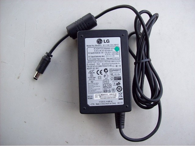 LG adapter  12 volti - 2 Ampera nov