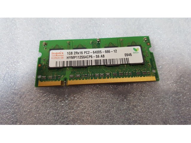 MEMORIJA ZA LAPTOPOVE 1GB 800Mhz DDR2