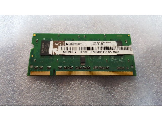 MEMORIJA ZA LAPTOPOVE 1GB 800Mhz DDR2