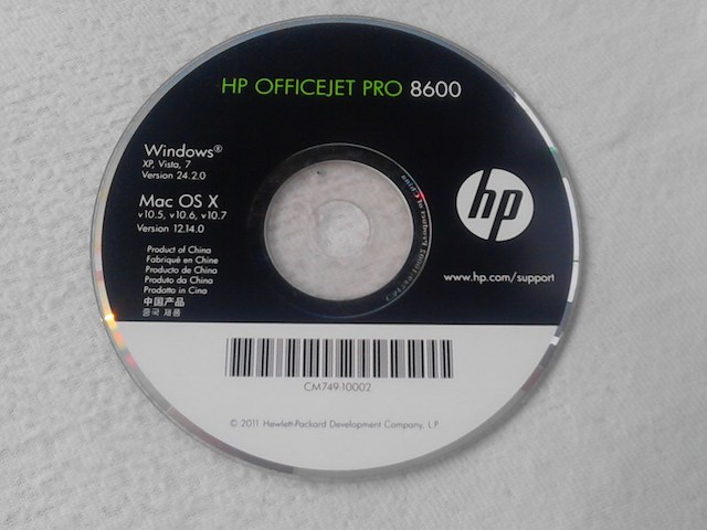 CD HP OFFICEJET PRO 8600