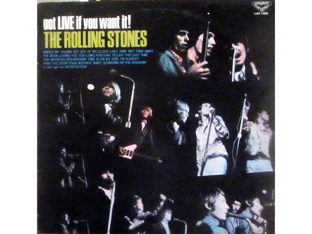 LP: ROLLING STONES - GOT LIVE IF YOU WANT IT!