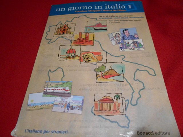 Italijanski jezik ,udžbenik,početni nivo.+cd,`Bonnacci`