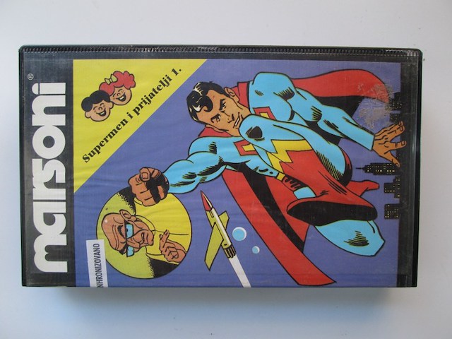 MARSONI - Supermen i prijatelji - VHS - Jugoslavija