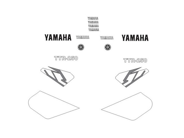 Nalepnice za motore Yamaha TTR 250