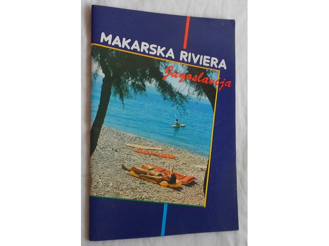 Makarska rivijera -  Jugoslavija, knjiga, 1986