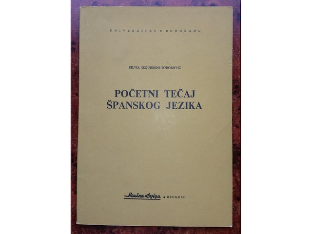 Početni tečaj španskog jezika, Silvia Izquerado-Todorov