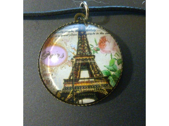 Ogrlica sa motivom boemskog Pariza