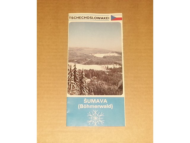 Brošura `Čehoslovačka` Šumava (Bohmerwald)