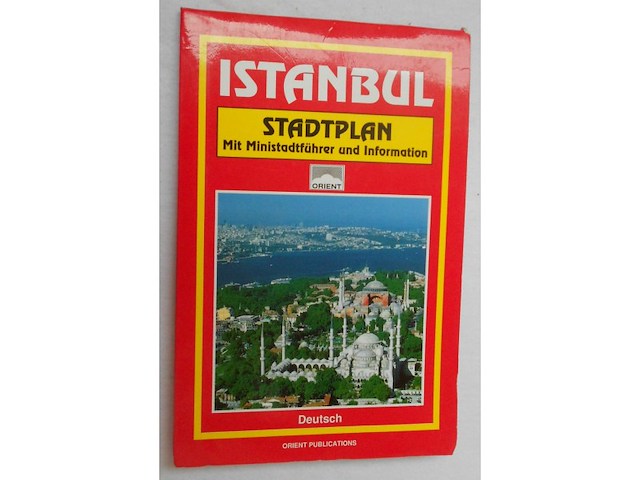 Istambul - Brošura na nemačkom sa kartom