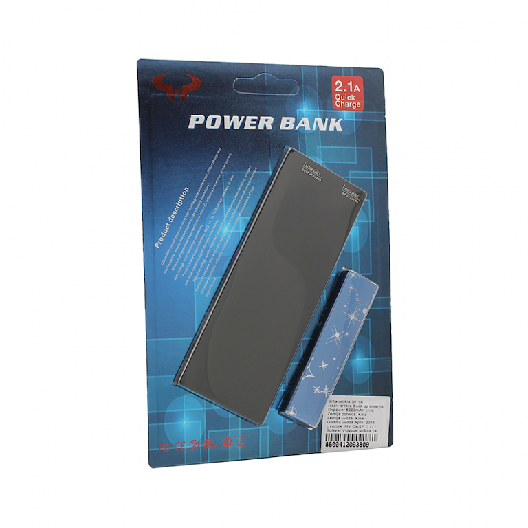 Back up baterija Oxpower 5000mAh crna