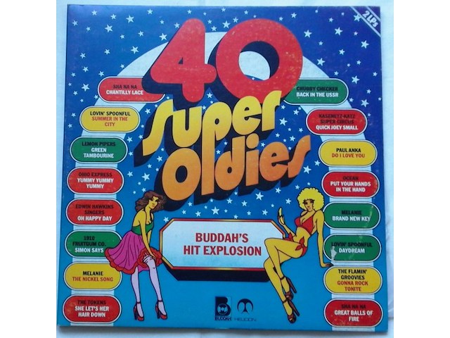 VARIOUS  -  2LP 40 SUPER OLDIES (Buddah`s hit)