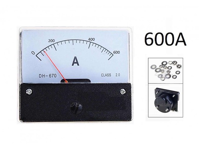 Ampermetar DC 600 A - analogni