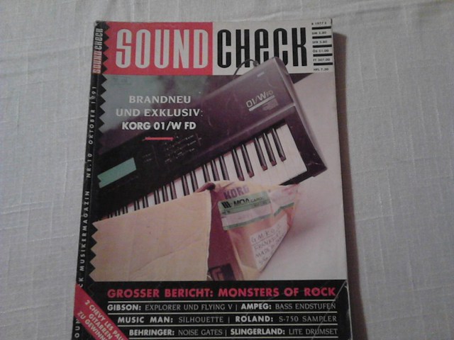 SOUND CHECK IZ 1991