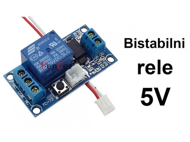 Bistabilni rele - 5V - 10A