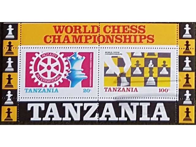 kt998, 17.03.1986 Tanzania MiBl54-313-4  **