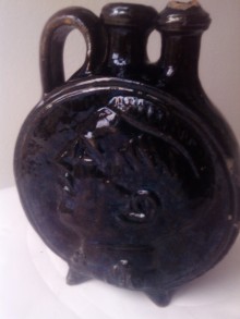 Stara cuturica za rakiju-keramika