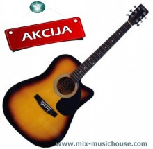 Ozvucena akusticna gitara eclipsecx-s022ceq-sb