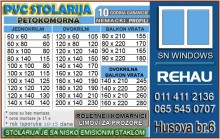 Pvc stolarija rehau