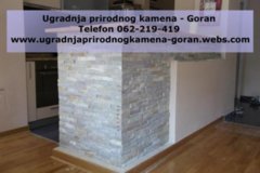 Ugradnja prirodnog kamena – goran – beograd