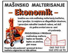 MaŠinsko malterisanje 065/290-62-92 ekonom