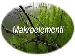 Makroelementi za akvarijumsko bilje