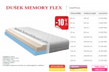 Memory fleks dusek - poput 10%