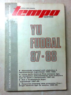 Tempo- yu fudbal 87-88 /almanah/