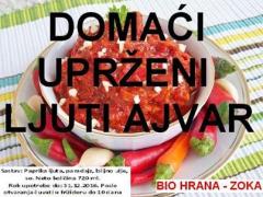 Domaći uprženi ljuti ajvar