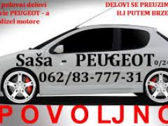 Peuegot 206; 206sw;206cc; 206+; delovi