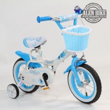 Dečija bicikla kitty plavo-bela 12"