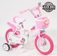 Dečija bicikla kitty roze-bela 12"