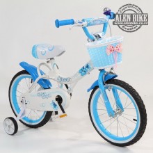 Dečija bicikla kitty plavo-bela 16"