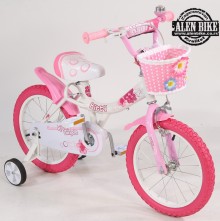 Dečija bicikla kitty roze-bela 16"