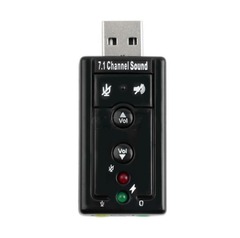 Usb zvucna kartica 7.1 (4 tastera) novo