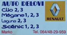 Polovni auto delovi renault sabac