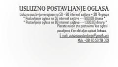 Usluzno oglasavanje na 50 – 80 oglasnika