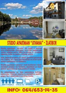 Izdajem apartman u centru zlatibora !!!