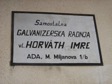 Galvanizerska radnja horvath imre