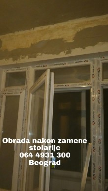 Obrada.otvora.nakon zamene stolarije.