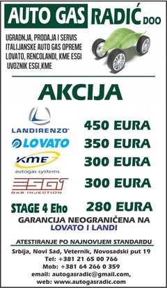 Ugradnja autogasa autogas radic novi sad