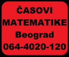 ★Časovi matematike - u beogradu za osnovce i srednjoškolce