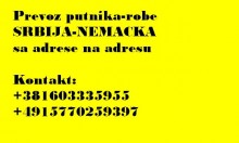 Prevoz putnika srbija-nemacka