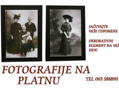 Fotografije na platnu