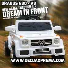 mercedes brabus g80 v8 beli