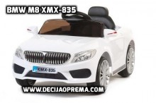 Bmw m8 xmx 835 auto na akumulator sa daljinskim beli