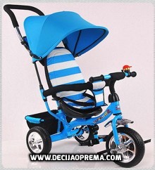 Tricikl za decu playtime plavo beli