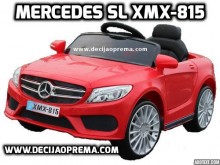 Mercedes sl xmx 815 auto na akumulator sa daljinskim crveni