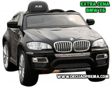 Bmw x6 auto na akumulator sa daljinskim upravljanjem crni