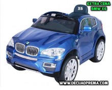 Bmw x6 auto na akumulator sa daljinskim upravljanjem plavi